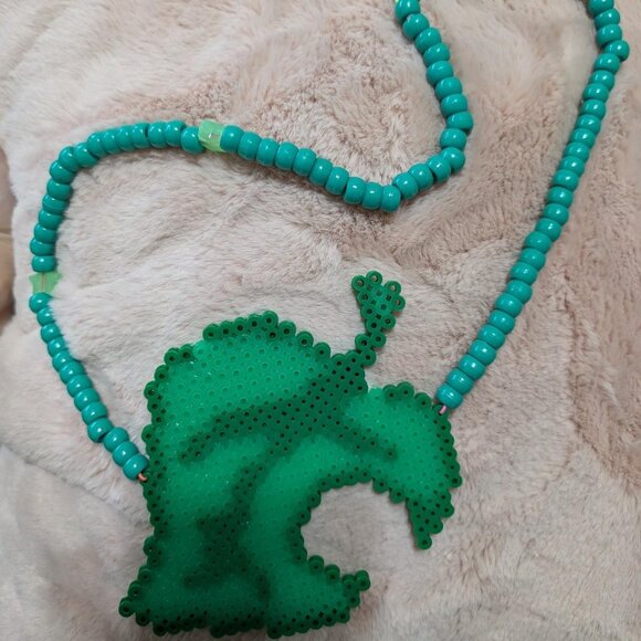 Handmade | Jewelry | Animal Crossing Leaf Perler Kandi | Poshmark